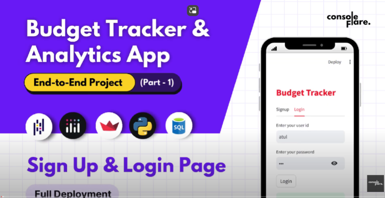 End-to-End Data Science Project | Beginners | Budget Tracker ...